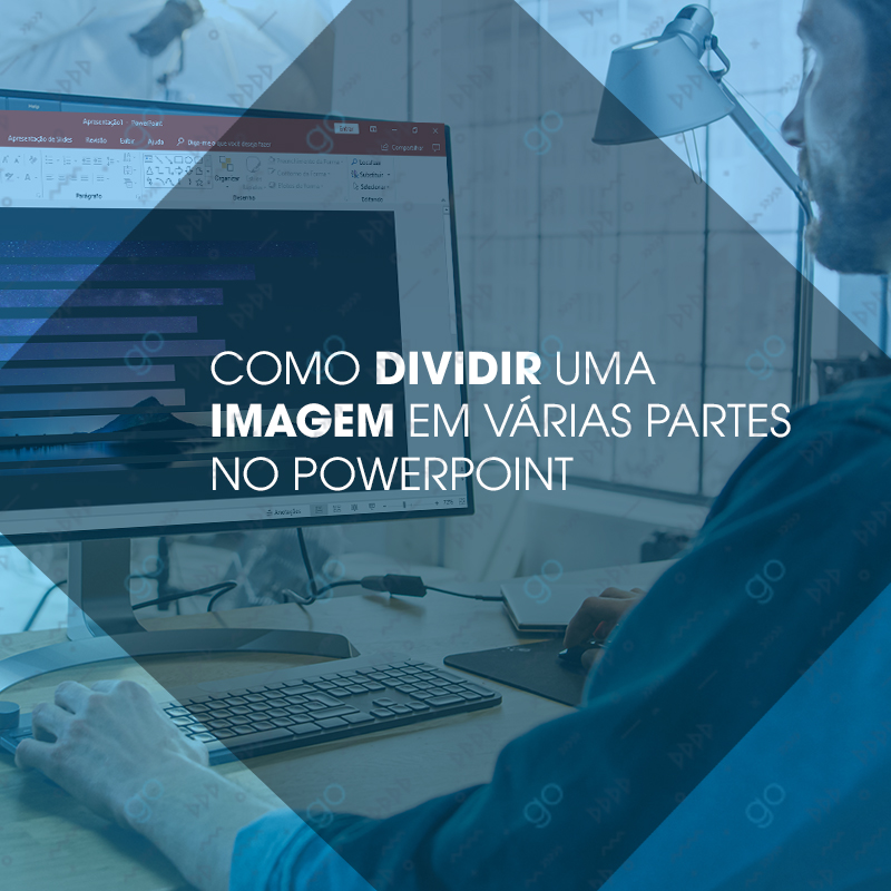 Como dividir uma imagem em várias partes no PowerPoint