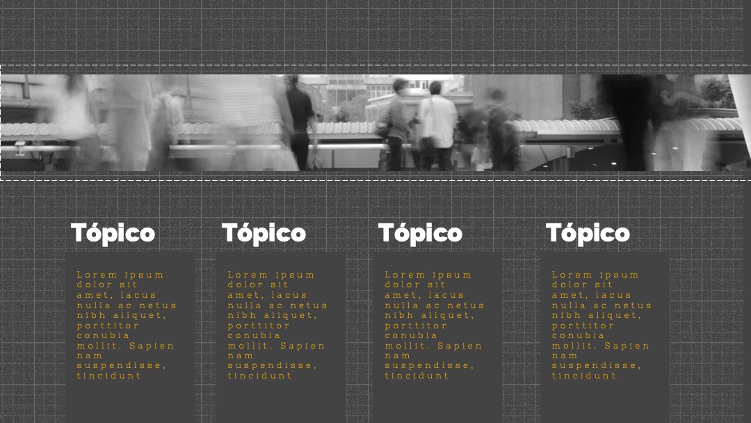 Apresentação big numbers yellow